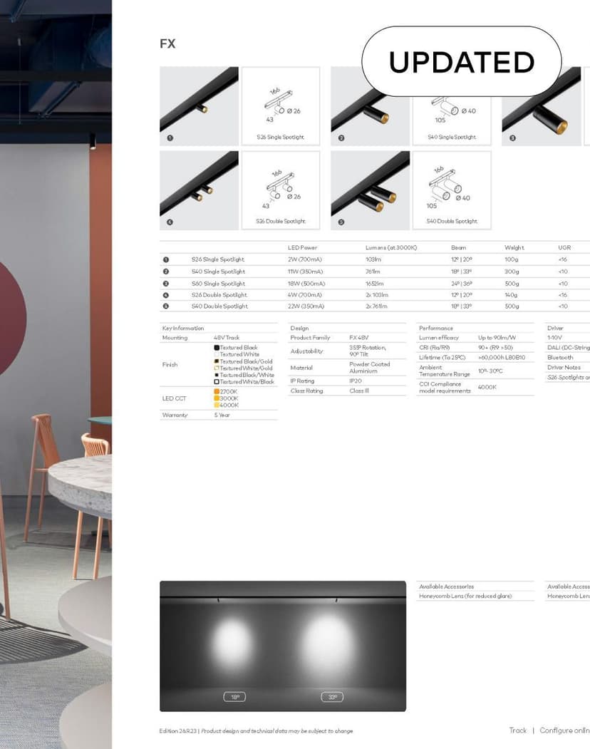 FX 48V Linear Light | Unios