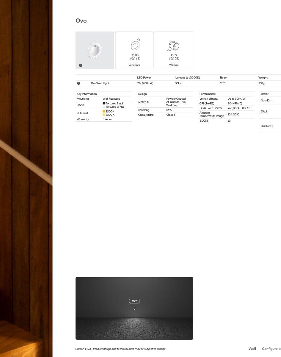 Ovo Wall Light | Unios