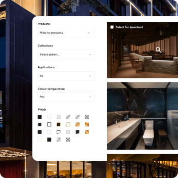 Unios Lighting Projects. Showcasing our finest designs